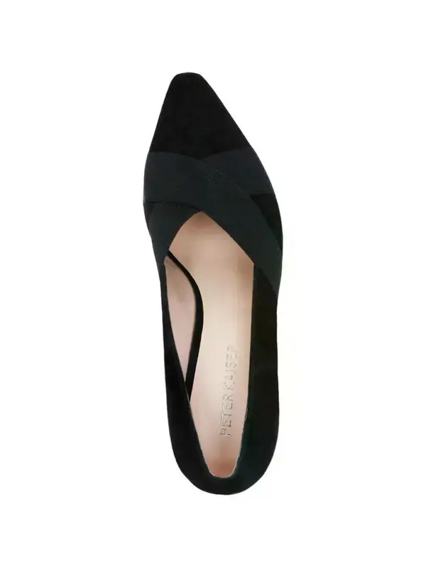 PETER KAISER Suede Pumps With Elastic Crossover Strap