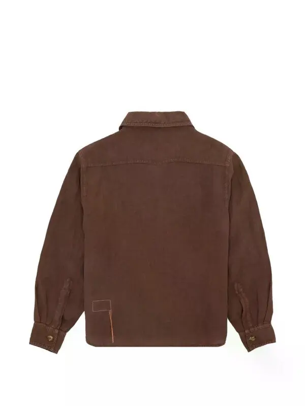 FORTELA Bia Chest-pocket Shirt - Brown