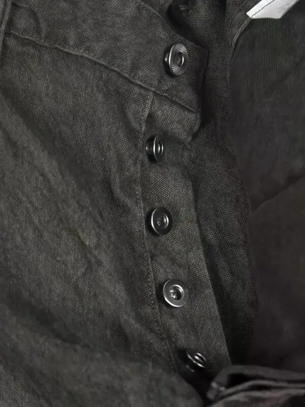 TAIGA TAKAHASHI Dark Textured Trousers
