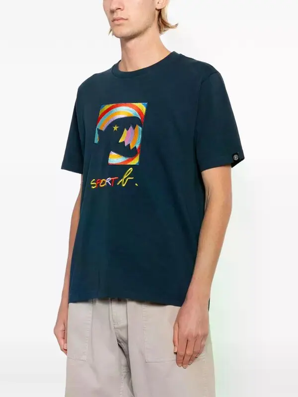 AGNES B. Box Dino T-shirt - Blue
