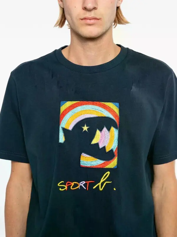 AGNES B. Box Dino T-shirt - Blue