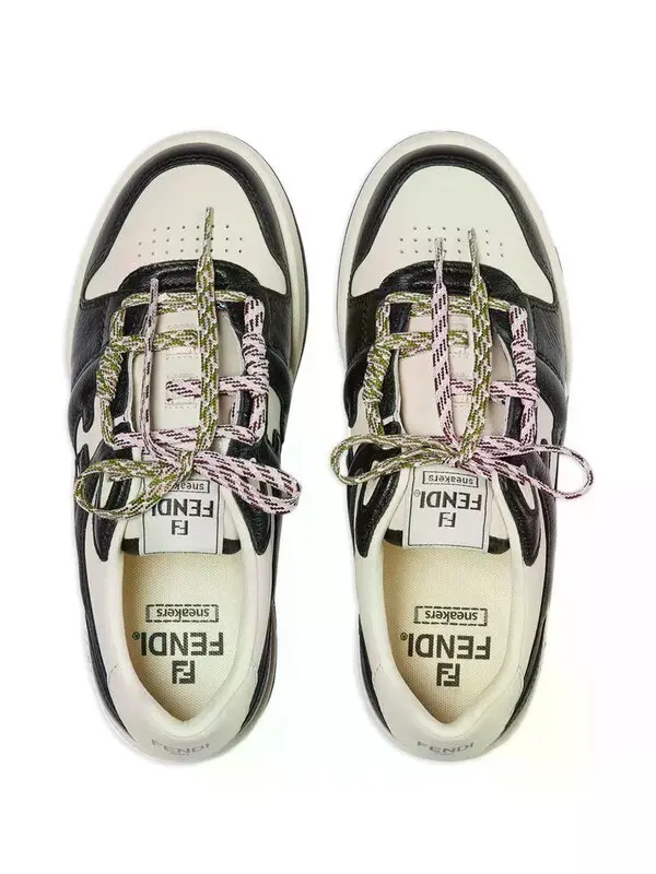 Fendi Logo Detail Lace-up Sneakers
