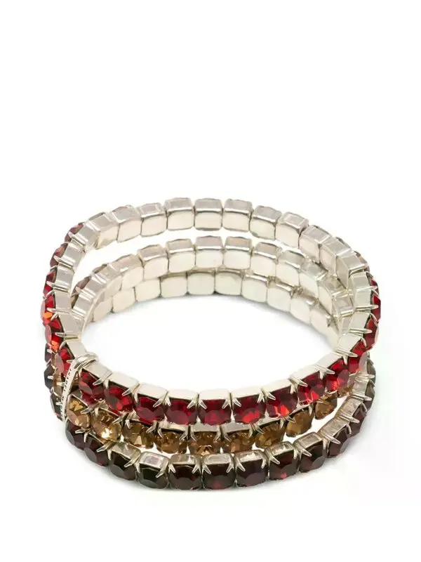 Isabel Marant Étoile Crystal-embellished Bracelet - Silver