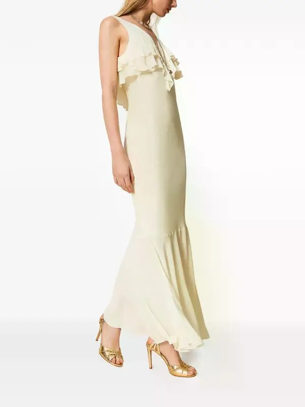 TWINSET Ruffled Maxi Dress