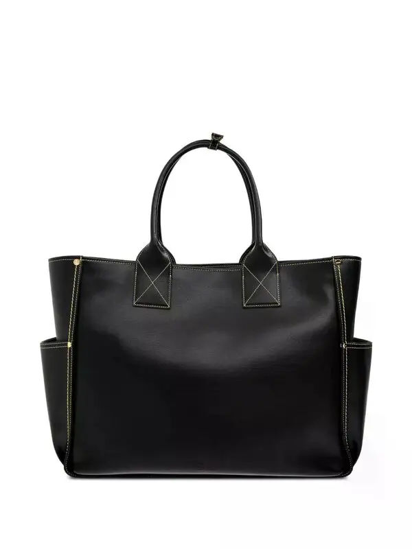 GANNI Logo-tag Multi-pocket Tote Bag