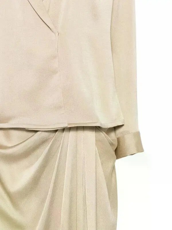 AIRE Draped Skirt Set