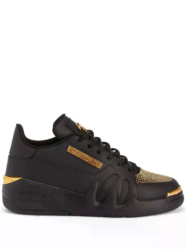 GIUSEPPE ZANOTTI Embellished Sneakers - Black