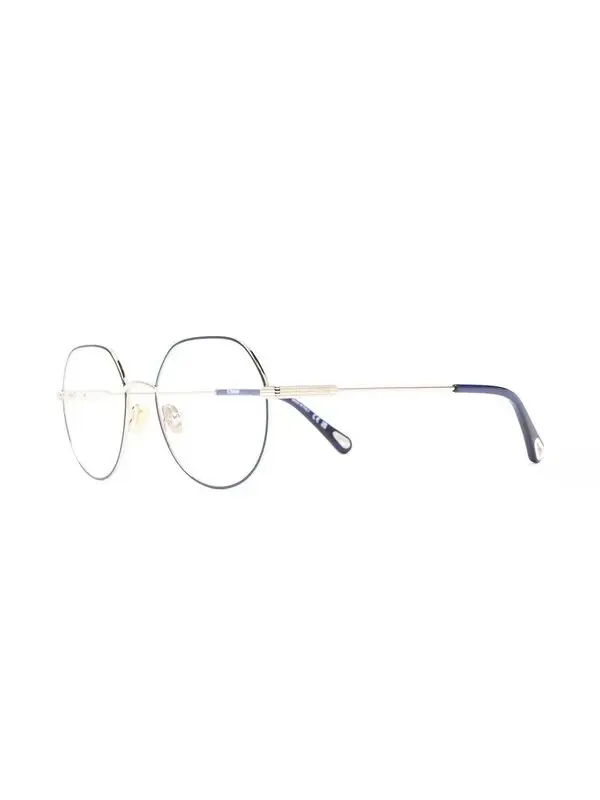 Chloé Round Frame Eyeglasses - Blue