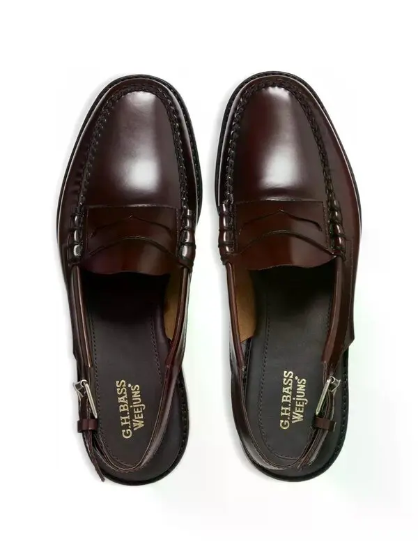G.H.BASS Weejuns Larson Penny Slingback Loafers