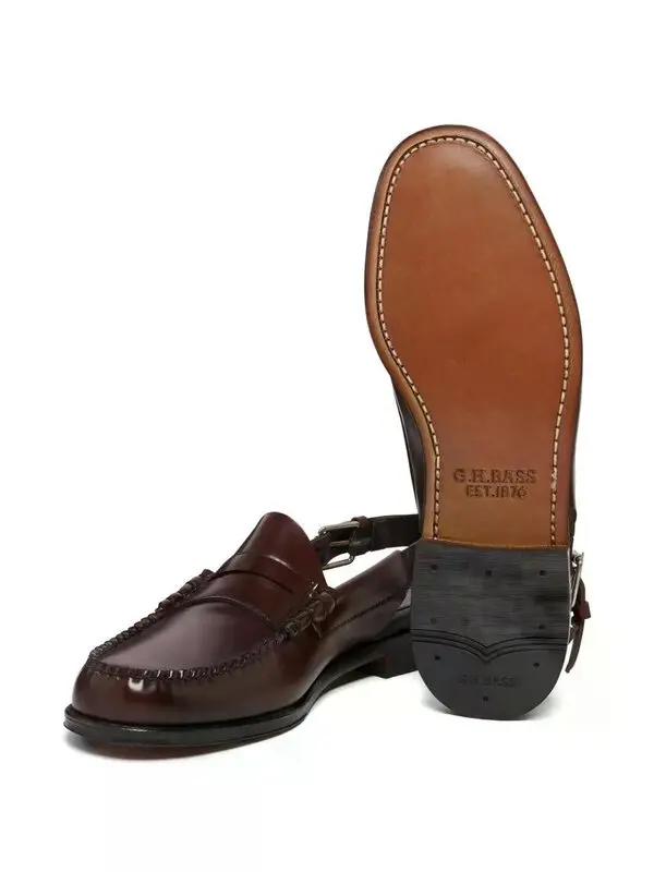 G.H.BASS Weejuns Larson Penny Slingback Loafers