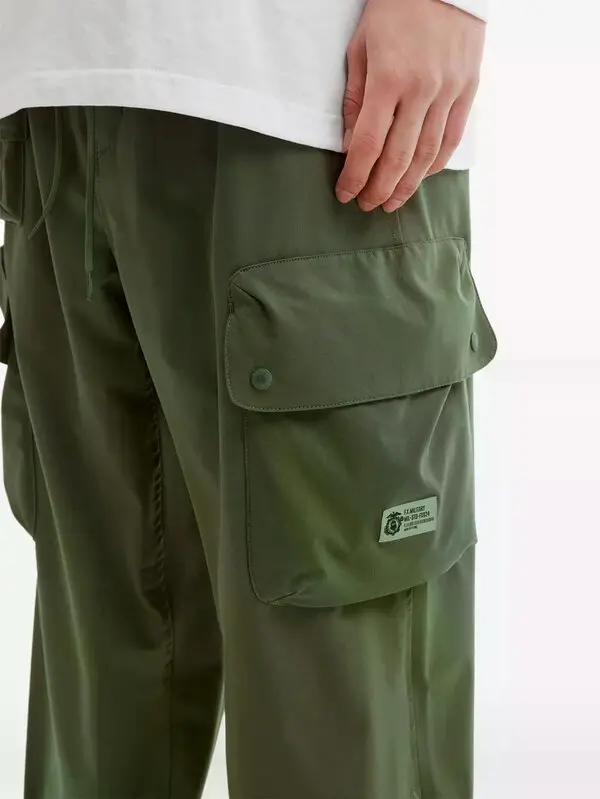 FINGERCROXX Drawstring Waist Cargo Pants