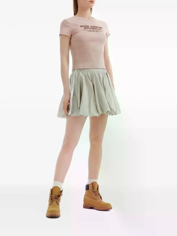 MINI CREAM Logo Print T-shirt