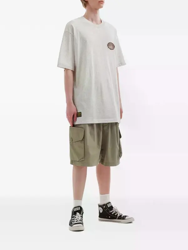 FINGERCROXX Elasticated Waist Cargo Shorts