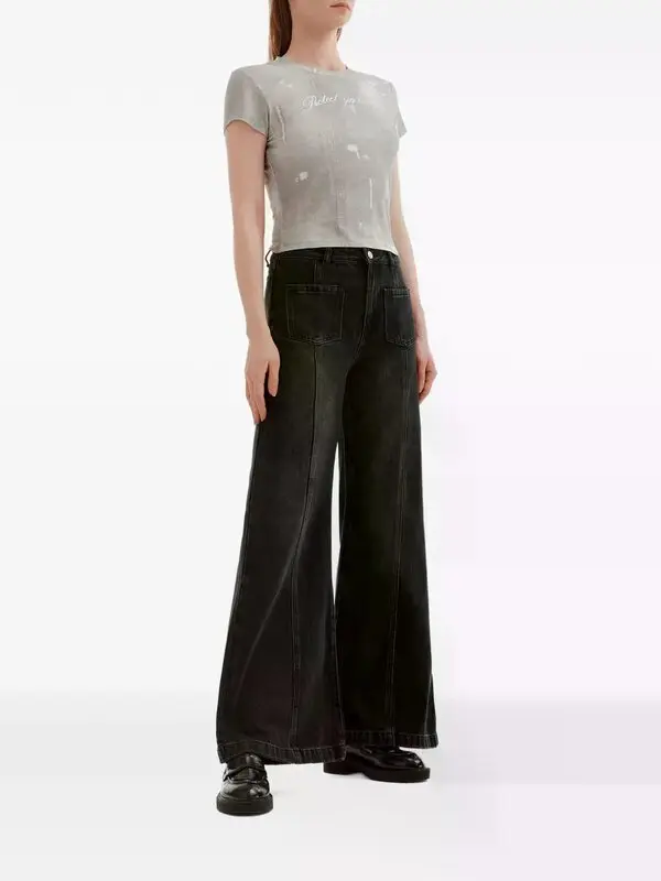 B+AB Panelled Flared Jeans