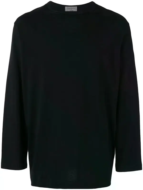 Yohji Yamamoto Logo Print Sweatshirt