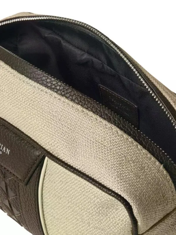 SERAPIAN Logo-detail Wash Bag