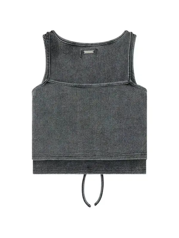 MUSIUM DIV. Drawstring Tank Top - Grey