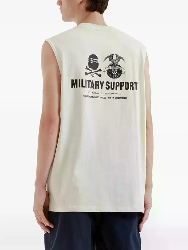 FINGERCROXX Sleeveless Graphic T-shirt