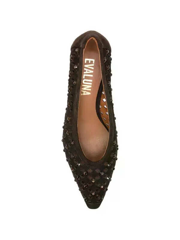 EVALUNA Embellished Heeled Pumps