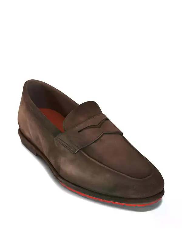 Santoni Carlos Penny Loafers