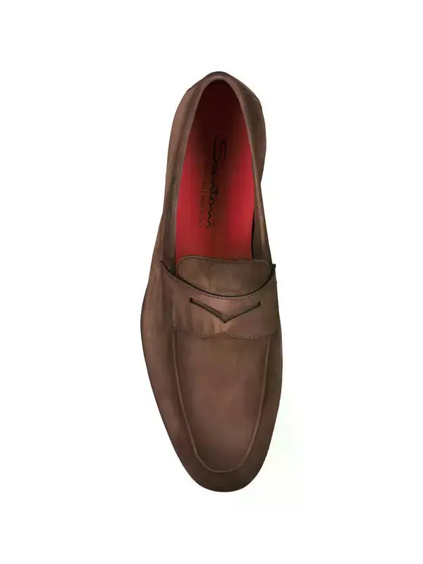 Santoni Carlos Penny Loafers