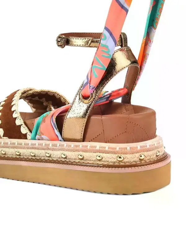 Kurt Geiger Orson Cross Scarf Sandals