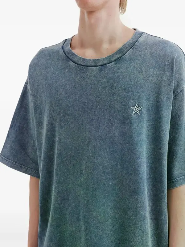 FIVE CM Star-appliqué T-shirt - Blue