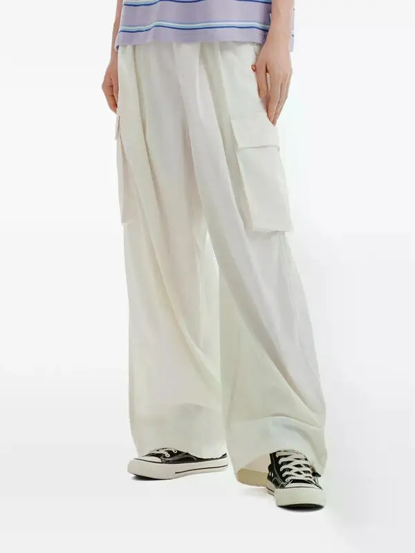 CHOCOOLATE Cargo Trousers With Elasticated Waistband And Drawstring Hem