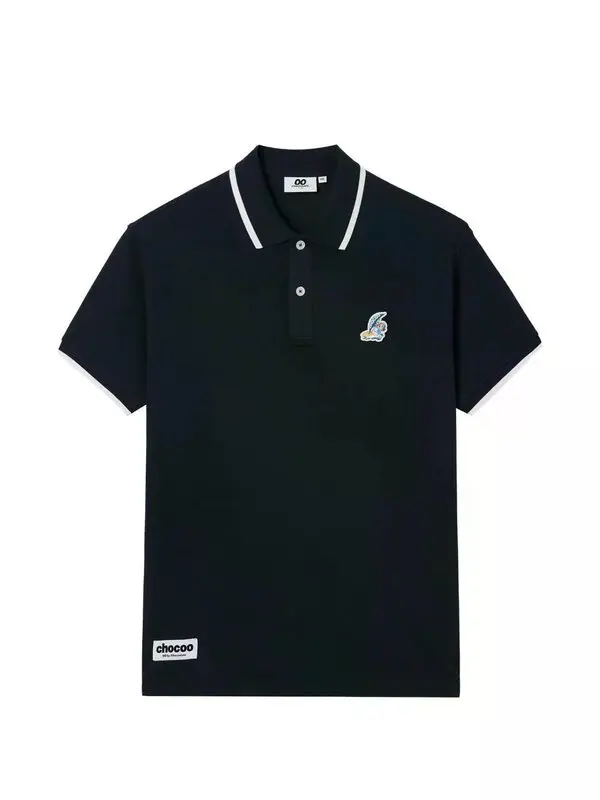 CHOCOOLATE Trimmed-collar Polo Shirt
