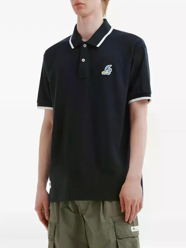 CHOCOOLATE Trimmed-collar Polo Shirt