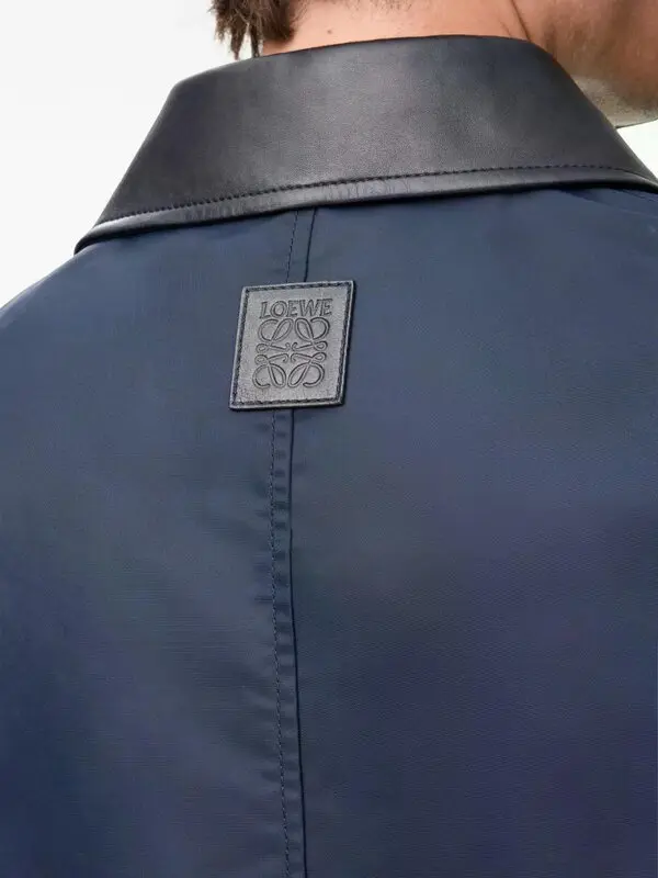 Loewe Patch-pocket Leather Jacket