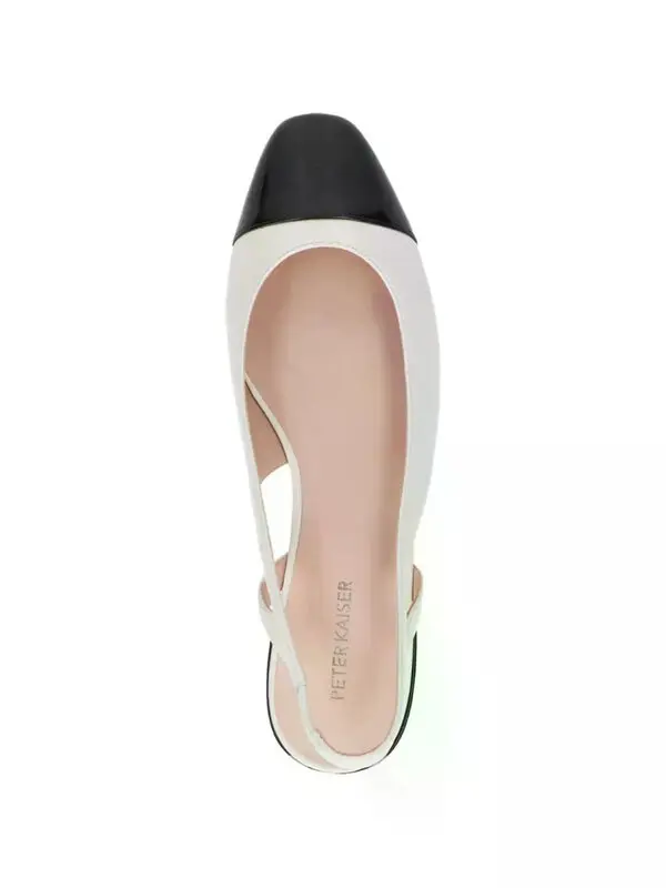 PETER KAISER Two-tone Slingback Leather Pumps