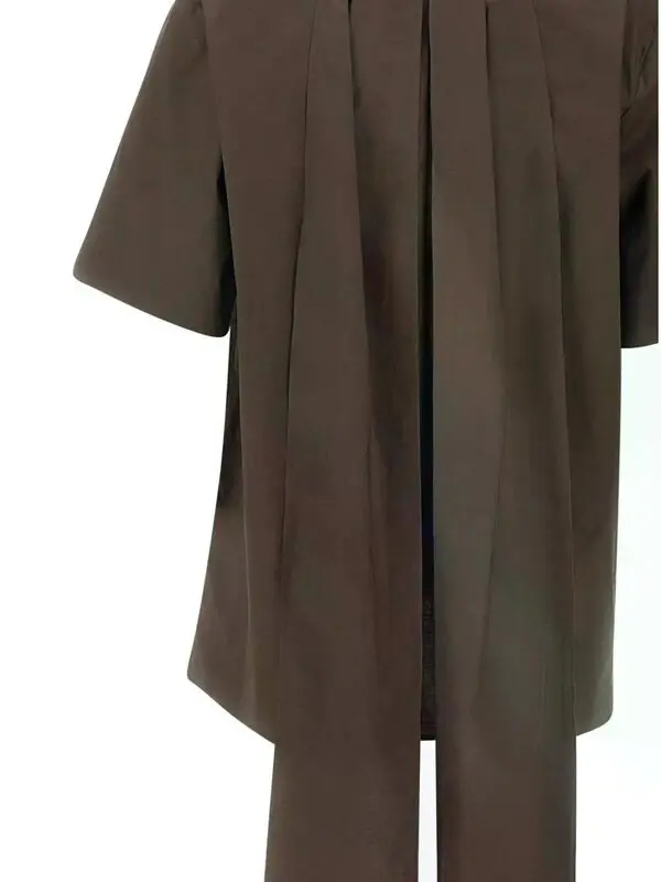 THE GARMENT Mandarin Collar Shirt With Draping