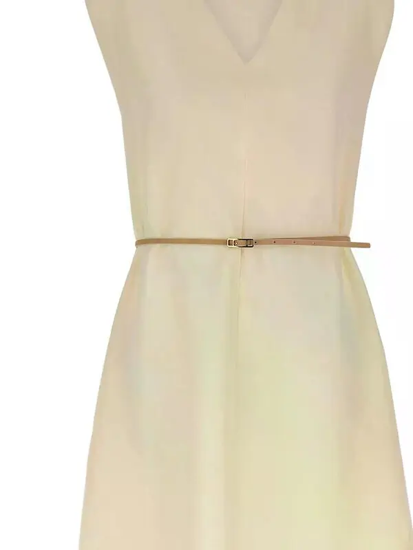 Fabiana Filippi V-neck Belted Midi Dress
