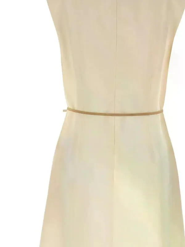 Fabiana Filippi V-neck Belted Midi Dress