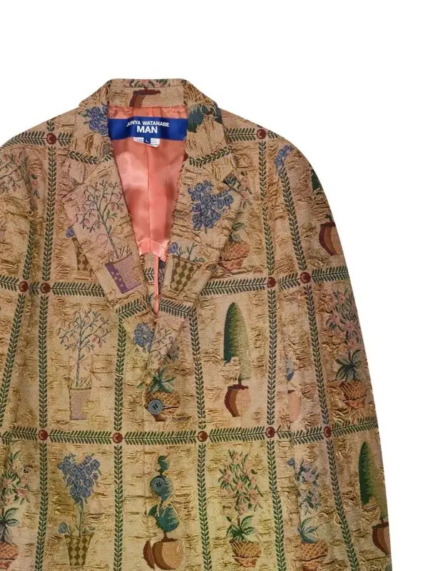 Junya Watanabe Patchwork Blazer - Neutrals