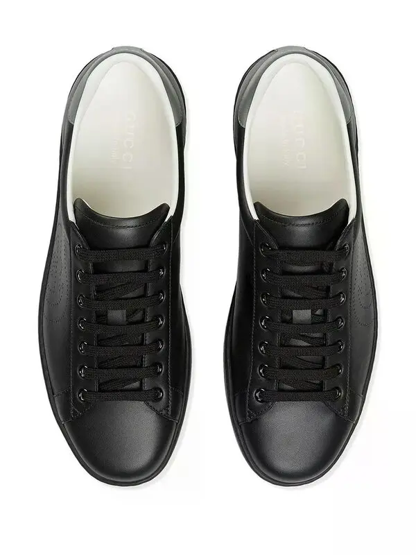 Gucci Ace Low-top Sneakers With Perforated Detailing
