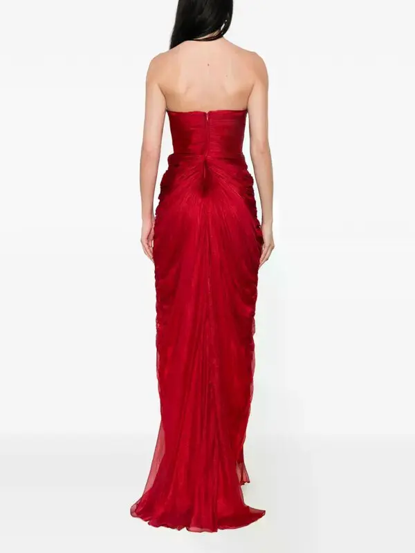 IRIS SERBAN Marisa Draped Maxi Dress