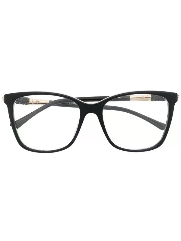JIMMY CHOO Ali Square Frame Eyeglasses - Black