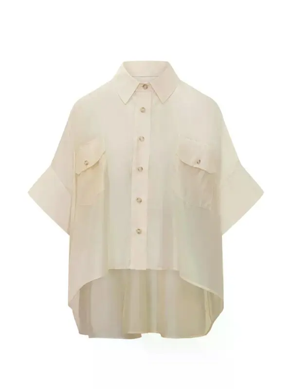 LE SULLY STUDIO Beige Chest Pocket Shirt - Neutrals