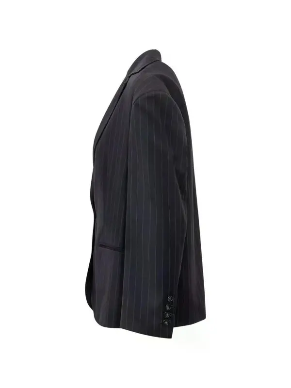 LE SULLY STUDIO Pinstripe Button Jacket