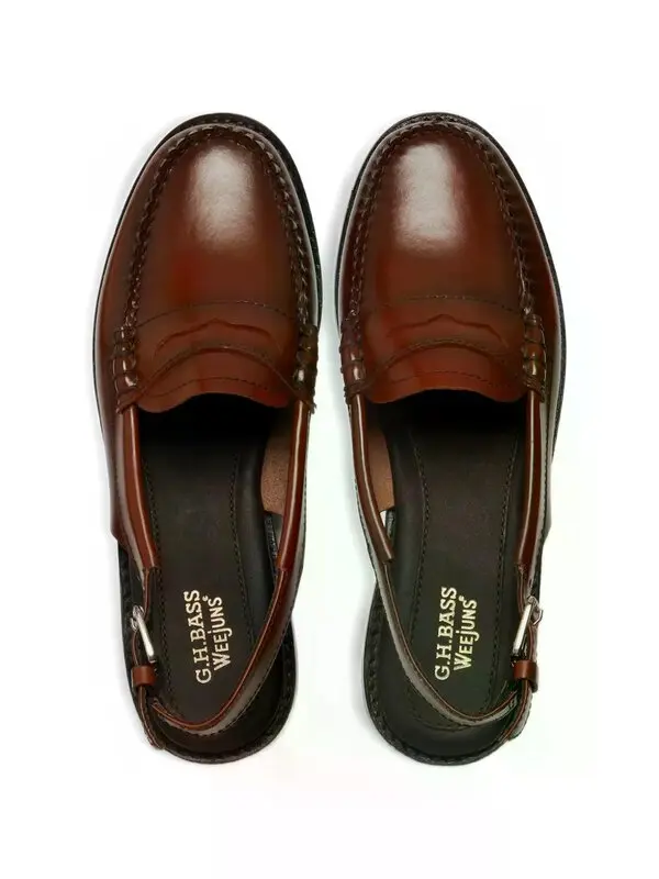 G.H.BASS Weejuns Slingback Penny Loafers