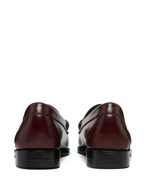 G.H.BASS Weejuns Woven Penny Loafers