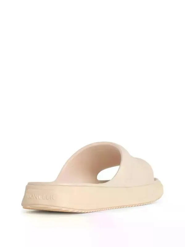 Moncler Altive Embossed-logo Slides - Neutrals
