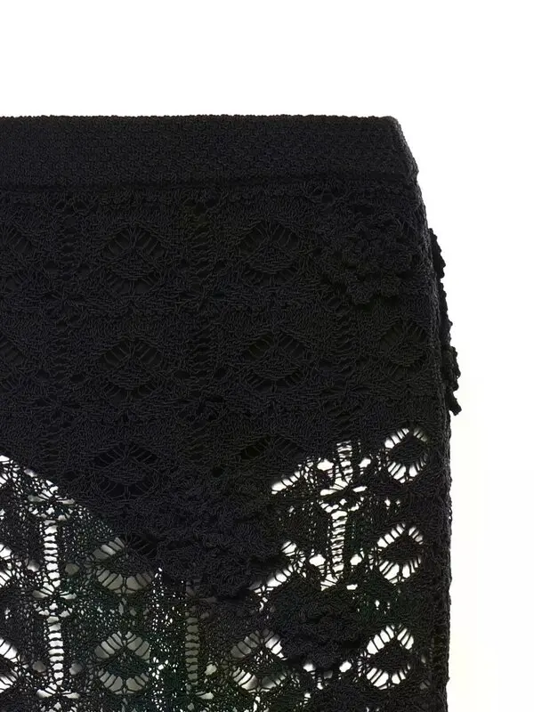 Pinko Crochet Effect Maxi Skirt