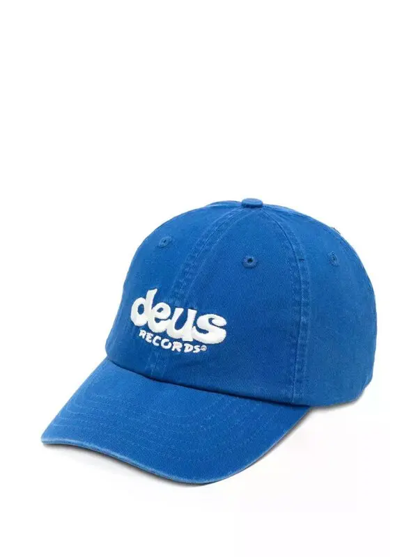 Deus Ex Machina Embroidered Cotton Cap - Blue