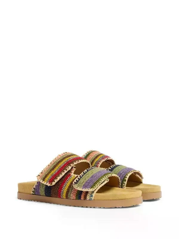Dsquared2 Flat Raffia Slides