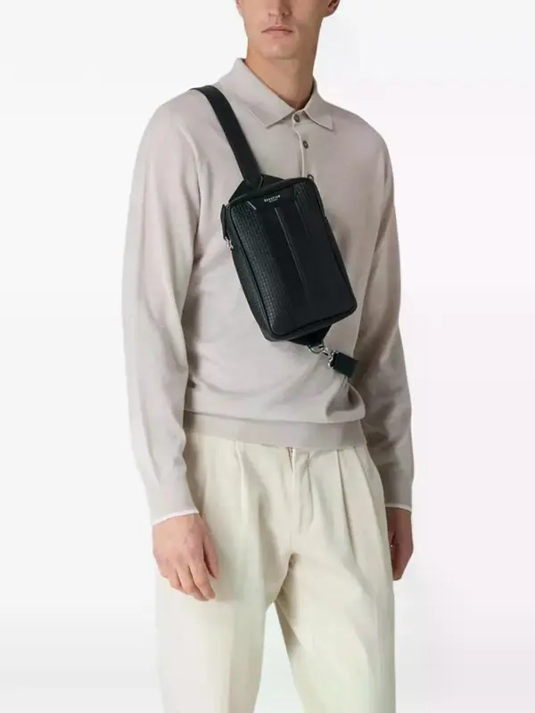 SERAPIAN Logo-detail Messenger Bag