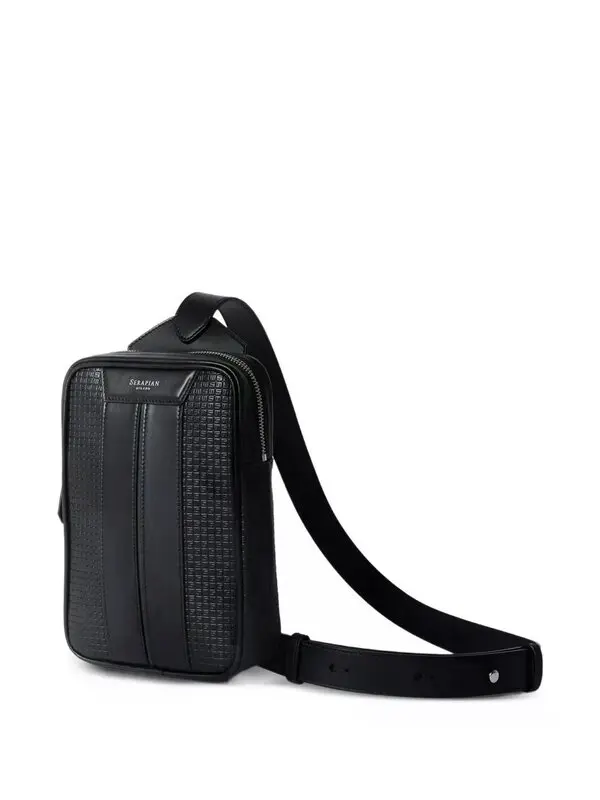 SERAPIAN Logo-detail Messenger Bag