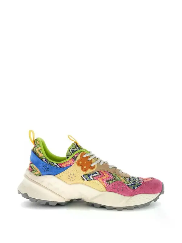 FLOWER MOUNTAIN Kotetsu Lace-up Sneakers - Pink